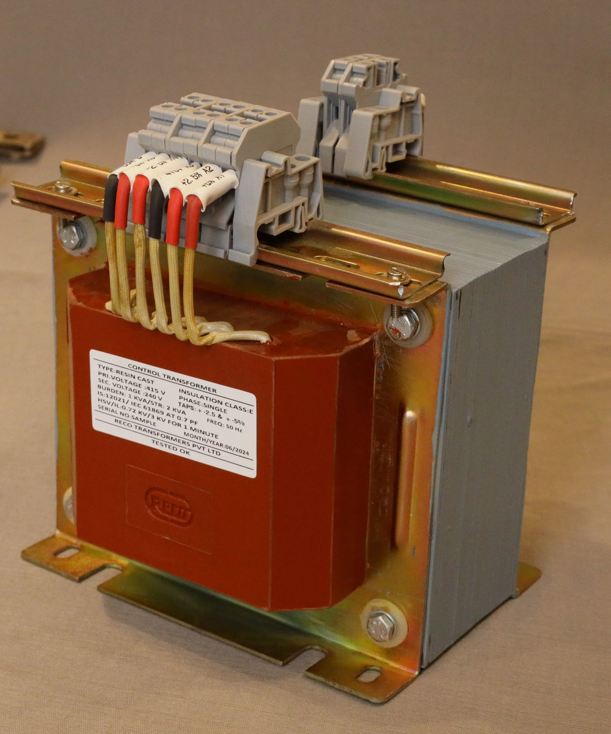 Reco Resin Cast Control Transformer Primary Voltage _415 V, Secondary ...