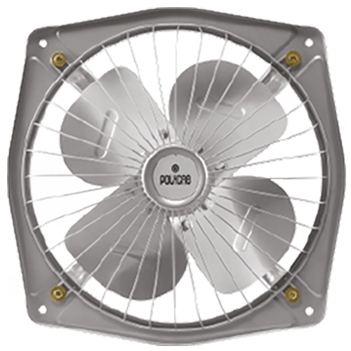 Polycab Superb Heavy Duty Exhaust Fan 450mm 18hde Silver Grey — Vashi ...