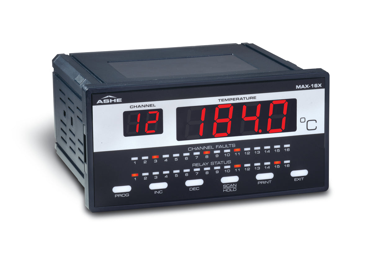 Temperature Scanner, 16-Channel, 16 Relays MAX-16X — Vashi Integrated ...