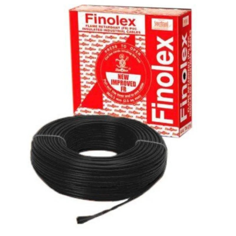 Buy Finolex 1 SQMM SINGLE CORE PVC Insulated COPPER FLEXIBLE CABLE ...