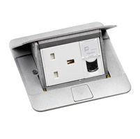 Buy Legrand 054010 3 MODULE MATT ALUMINIUM FINISH POPUP TYPE FLUSH ...