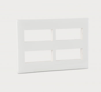 Buy Legrand 675573 16 MODULE PLATE MYLINC MODULAR WHITE PLATE(675573 ...